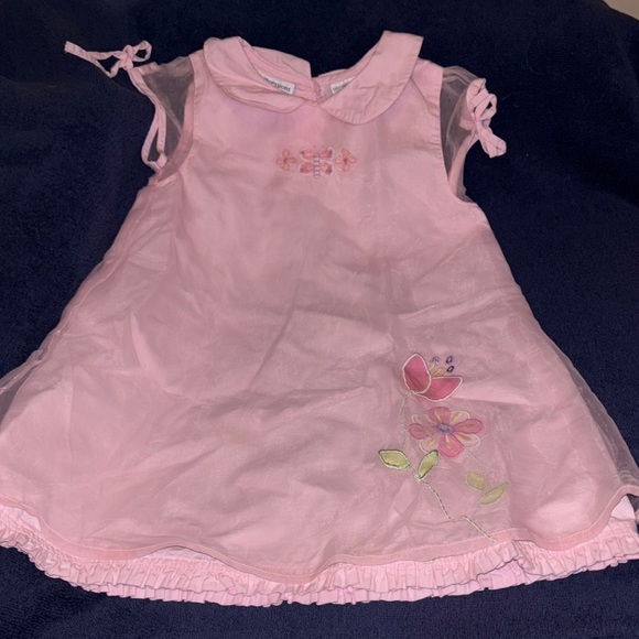 First Impressions | Dresses | First Impressions Pink Floral Kids Dress ...